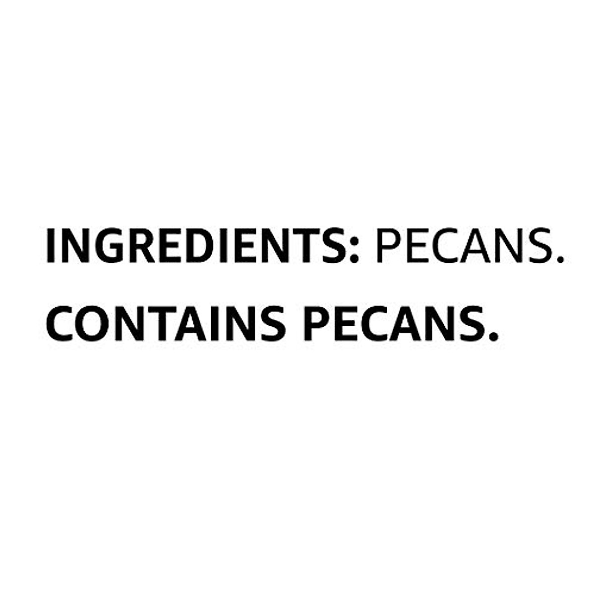 Amazon Brand - Happy Belly Pecan Halves, No Added Salt, 16 ounce (Pack of 1)