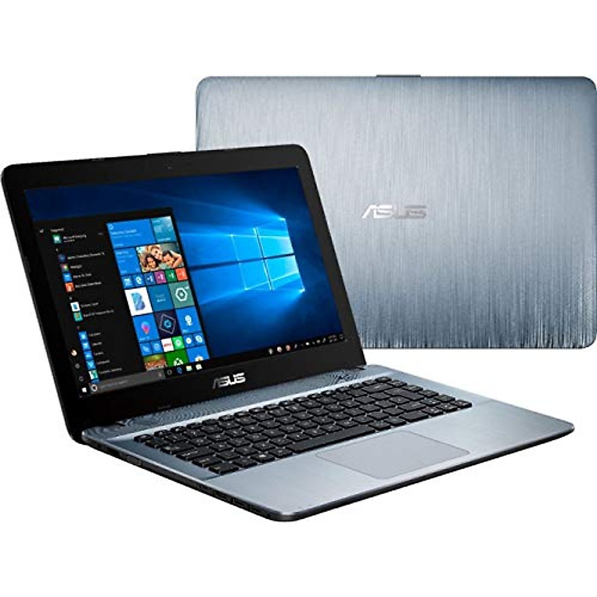 ASUS 2019 14" Premium High Performance Laptop Computer| AMD A6-9225 up to 3.0GHz| 4GB DDR4 RAM| 500GB HDD| AMD Radeon R4| WiFi| Bluetooth| USB 3.1 Type-C| HDMI| Silver Gradient| Windows 10 Home|