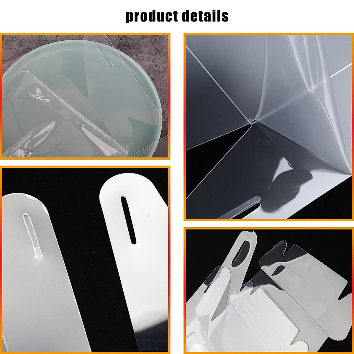 Oomcu 15 Pack Clear Gable Bakery Gift Boxes with Cardboard,Candy Treat Gift Box for Party Pastry Treat Dessert Cookies Birthday Holiday Christmas Valentine Birthday Baby Shower(6.3" x 3.5" x 3.2")