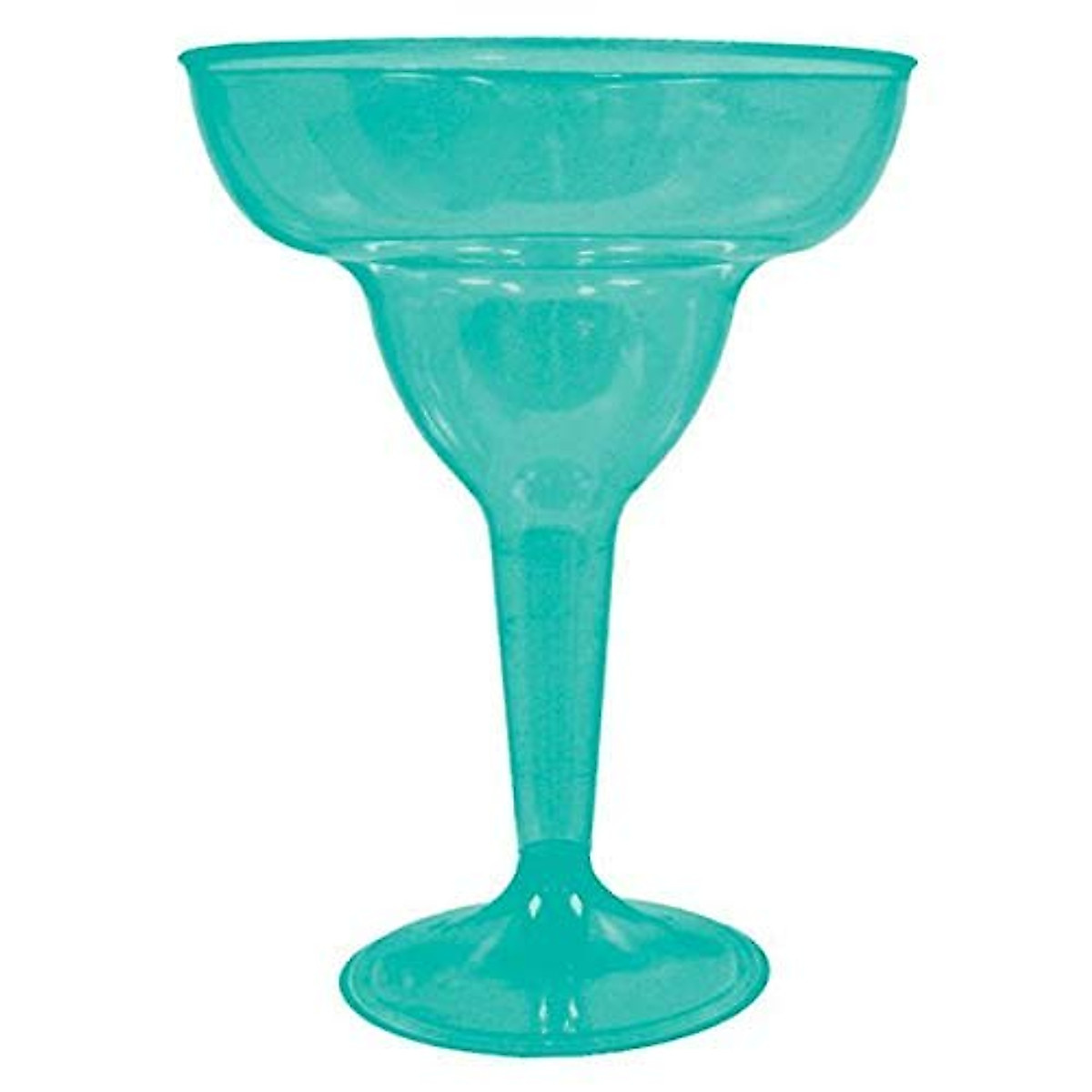 Amscan Fiesta Colors Margarita Plastic Glasses - 11 Oz. Pack of 20