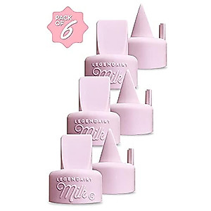 Legendairy Milk Duckbill Valves with Pull Tab - Compatible with Spectra - Pack of 6