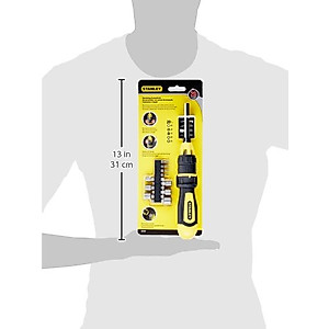 STANLEY Screwdriver Set, Multibit, Ratcheting, 20-Pack (62-574)