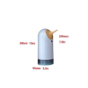 Bottles Soap Dispensers 300lm 10oz Electric Automatic Foaming Shower Dispenser, Touchless Battery Operated Adjustable Holder