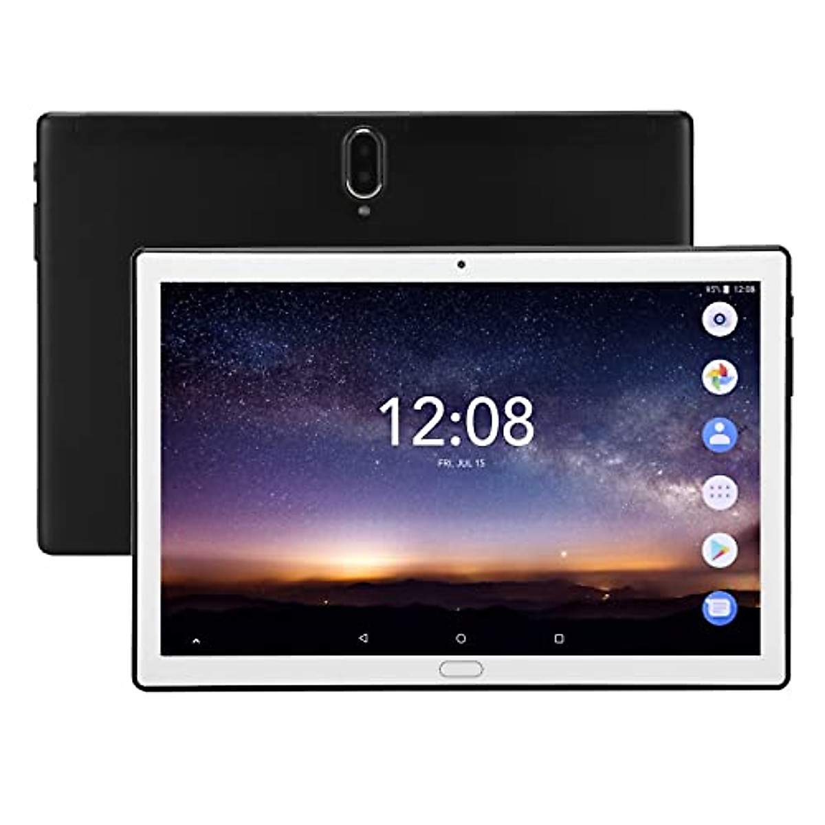 10.1 Inch HD Smart Tablet 2GB RAM 32GB ROM Dual SIM Dual Standby Tablet 3 Card Slots Design for Work and Entertainment (US Plug)