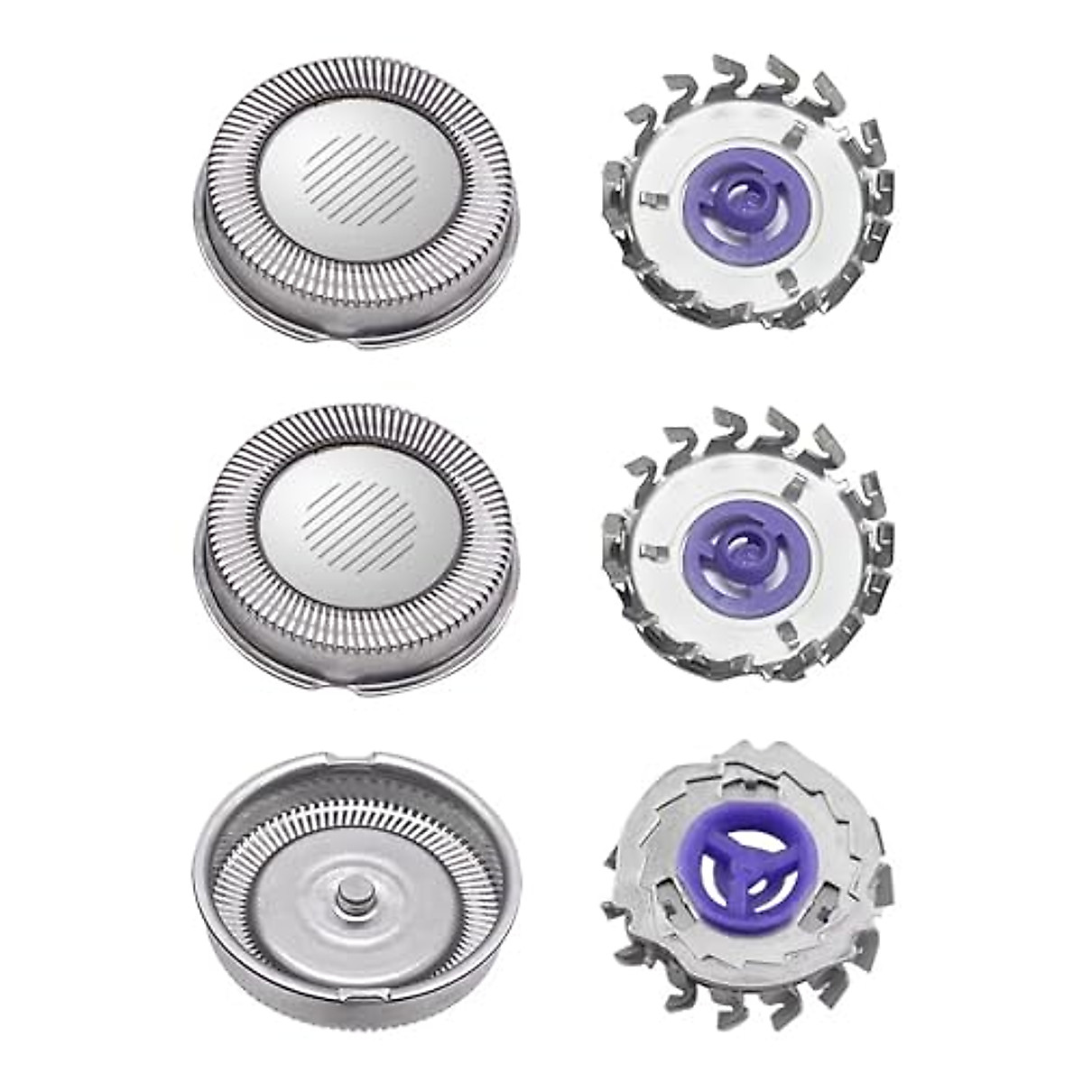 3X Replacement Shaver Head Shaver Blade for Philips Norelco 6948XL, 6947XL, 6945XL, 6940LC, 6900LC, 6863XL, 6856XL, 6854XL