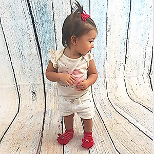 Piero Liventi Red Crabby Boogie Toes Rattle Sock, 1-Pair (0-1Y) Rattles Foot Finder, Rattle Sock Baby Toddler Toy, Present Gift for Newborn Infant Babies Boy Girl Bebe