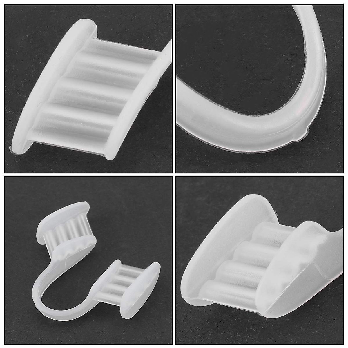 EXCEART 2PCS Professional Dental Guard Silicone Mouth Guard for Teeth Grinding Anti Grinding Dental Night Guard for Night Sleep