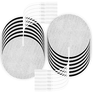 LYINIE TENS Unit Pads 3" Round Electrodes - Compatible with Most TENS Machines, Replacement Pads Electrode Patches for Electrotherapy, 20 Count