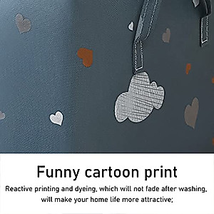 Comforter Storage Bag, Folding Organizer Bag For King/Queen Comforters, Pillows, Blankets, Bedding/Quilt, Blanket, Duvet, Mothproof Space Save, Family Essential (L)