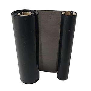 Officeuct Thermal Transfer Ribbon 4.33"x244'(110mmx74m)-1 Roll. Resin Enhanced Wax Barcode Black Ribbon 1/2 Inch Core Ink Outside for Zebra Eltron Datamax Zebra TLP2844 TLP2442 GC420t GK420t GX420t