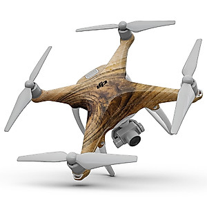 Design Skinz Design Skinz Light Knotted Woodgrain Full-Body Wrap Decal Skin-Kit Compatible with The Drone DJI Mavic Air