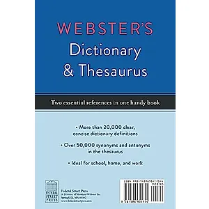 Webster's Dictionary & Thesaurus, Newest Edition