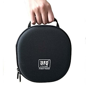 UFQ in-Ear Type Aviation Headset L-1 Super Light Weight - Quiet as ANR Free with a Bag, Great Sound Quality for Music with MP3 Input