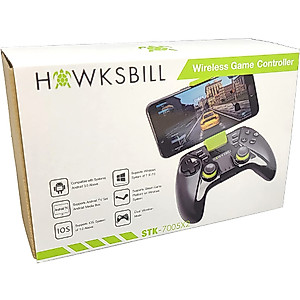 Hawksbill Wireless Gamepad Controller for iOS iPhone & Android - Bluetooth with L3 + R3 Buttons, Long Battery Life, Improved 8 Way D-Pad, Dual Vibration, MFI Compatible Games