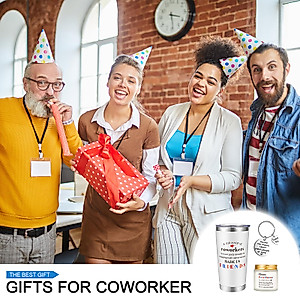 NXPOY Gifts for Coworker- Coworker Gifts for Women -Funny Coworker Gifts for Women- Employee Appreciation Gifts -Birthday Gifts for Coworker Stainless Steel Tumbler 20OZ (White)