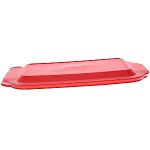 Pyrex 233-PC 3qt Red Food Storage Replacement Lid (2-Pack)