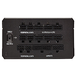 Corsair HX Series, HX1000, 1000 Watt, Fully Modular Power Supply, 80+ Platinum Certified, CP-9020139-NA