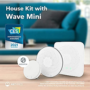 Airthings 4200 House Kit, Radon, Mold Risk & Indoor Air Quality Monitoring System, Multi-Room