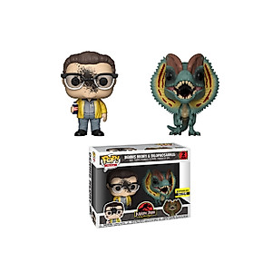 Jurassic Park Nedry and Dilophosaurus Pop! 2-Pack - EE Excl.