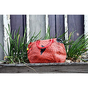 Hen Couture Rubber Chicken Purse - Rhode Island Red Hen Bag Handbag