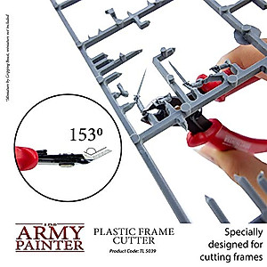 The Army Painter Plastic Frame Cutter - Wire Cutters Heavy Duty for Craft and Plastic Miniature, Side Cutters Flush Cut Pliers with Safety Grip - Precision Flush Cutter Nippers