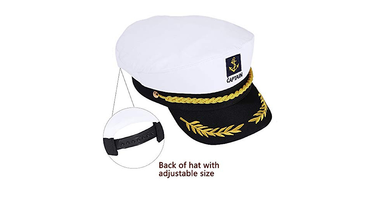 Captain Hat Nautical Accessory for Parties & Cosplay