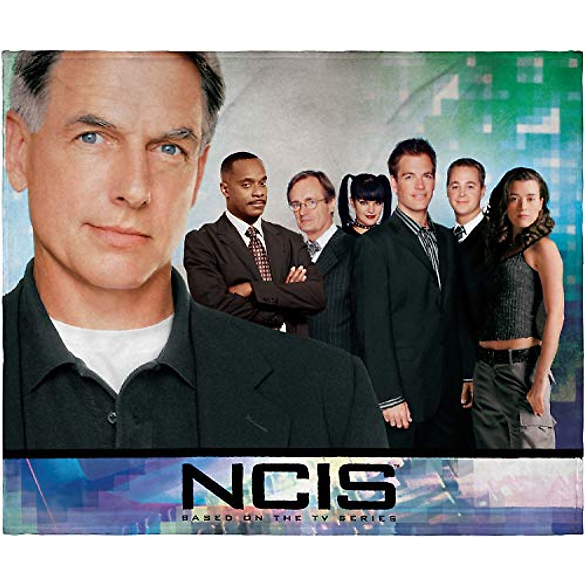 INTIMO NCIS Cast TV Series Super Soft Plush Fleece Throw Blanket 50" x 60" (127cm x152cm)