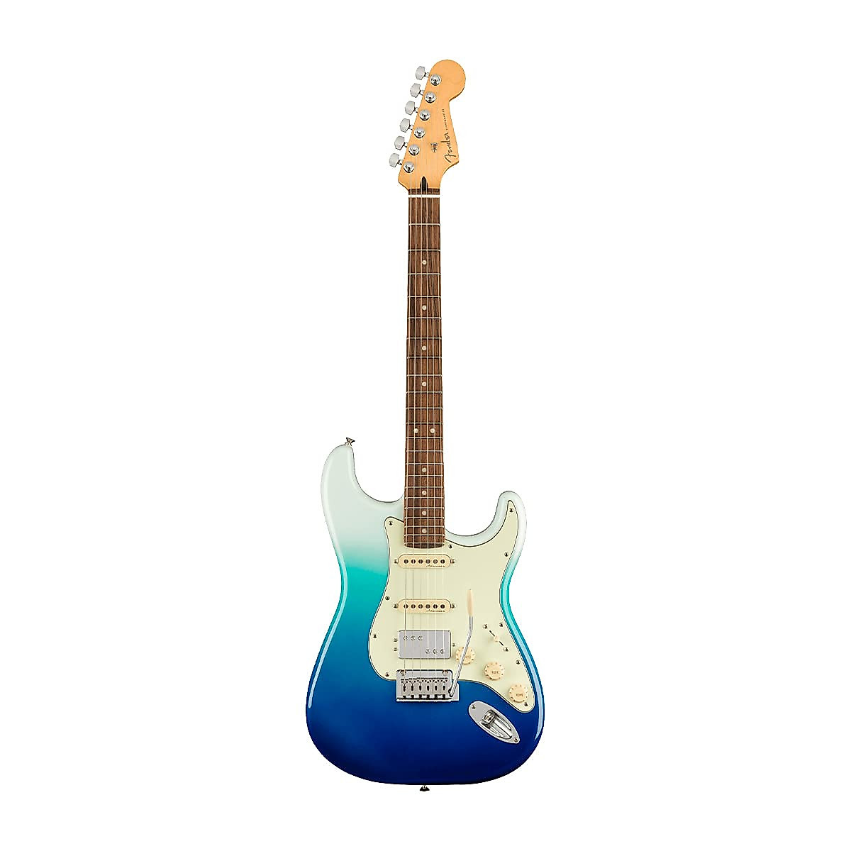 Fender Player Plus Stratocaster Electric Guitar, Belair Blue, Pau Ferro Fingerboard