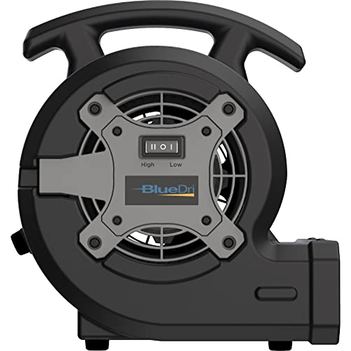 Lasko BlueDri Portable 1/8 HP Mini Multi-Purpose Air Mover Blower Utility Fan for Home, Carpet and Floor Drying, Black, BD-VP-15-BK