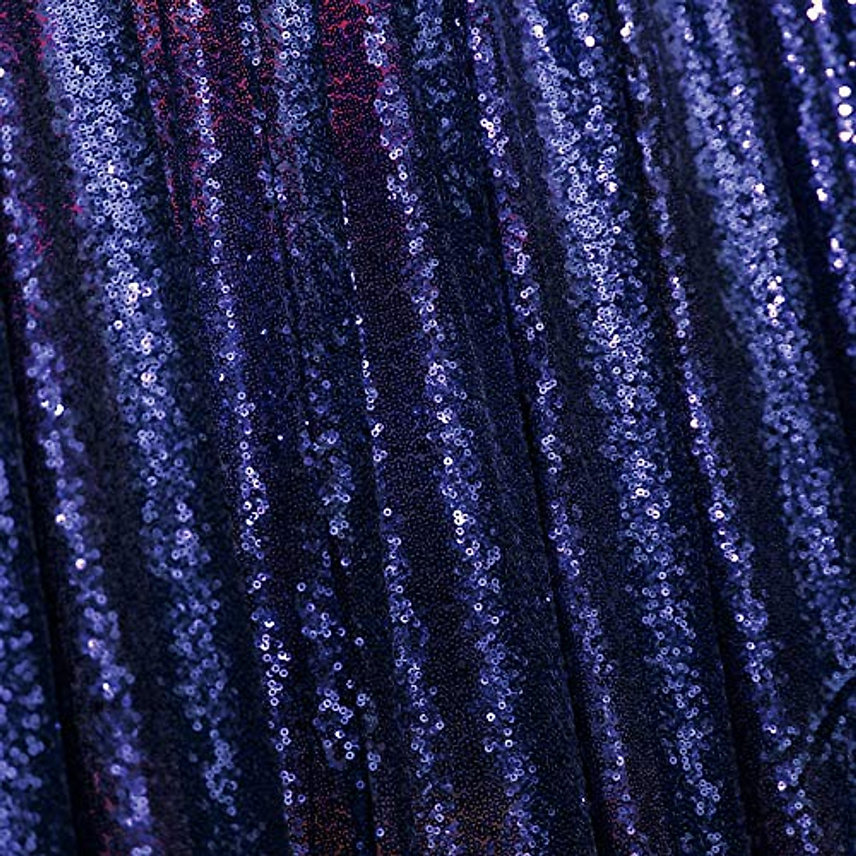 JYFLZQ Navy Blue Sequin Backdrop Curtains 2ft x 8ft 2 Panel Glitter Photo Booth Backdrops Sparkly Photography Background Drapes for Parties Wedding Bridal Showers