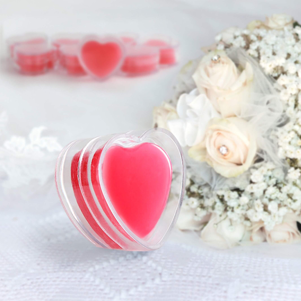 Diamond Painting Wax, 24 Pieces, 8 Pack Diamond Painting Wax Storage Container Case with Glue Clay, Glue for Diamond Painting, Painting Glue Clay Organizer for Diamond Painting Accessories (Red) (8)