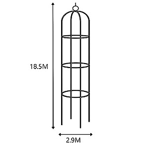 Garden Obelisk,18.5 * 2.9M, for Climbing Plant Obelisk, Garden Trellis for Roses, Climbing Plants Support Structure,Plant Cage