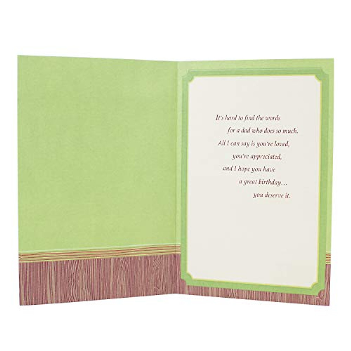 Hallmark Birthday Card for Dad (Loved and Appreciated)