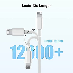 iPhone Fast Charger Block,[Apple MFi Certified] 2Pack 20W Wall Charger Plug with USB C to Lightning Cable 6ft,iPhone Charging Power Adapter Cube Brick for iPhone 14 Pro Max/13 Pro/12 Mini/12/11,iPad