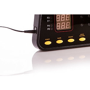 Arachnid Cricket Pro 300 Soft-Tip Electronic Dartboard Game Features 36 Games with 175 Options,Black