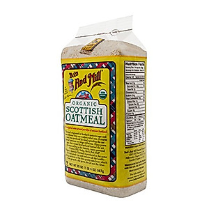 Bob's Red Mill Organic Scottish Oatmeal, 20 Ounce Bags (Pack of 4)