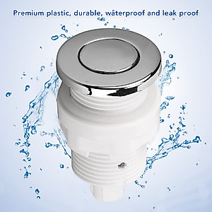 Garbage Disposal Air Switch - Air Pressure Bath Switch Garbage Disposal Button Push Button Garbage Disposal Sink Top Air Switch