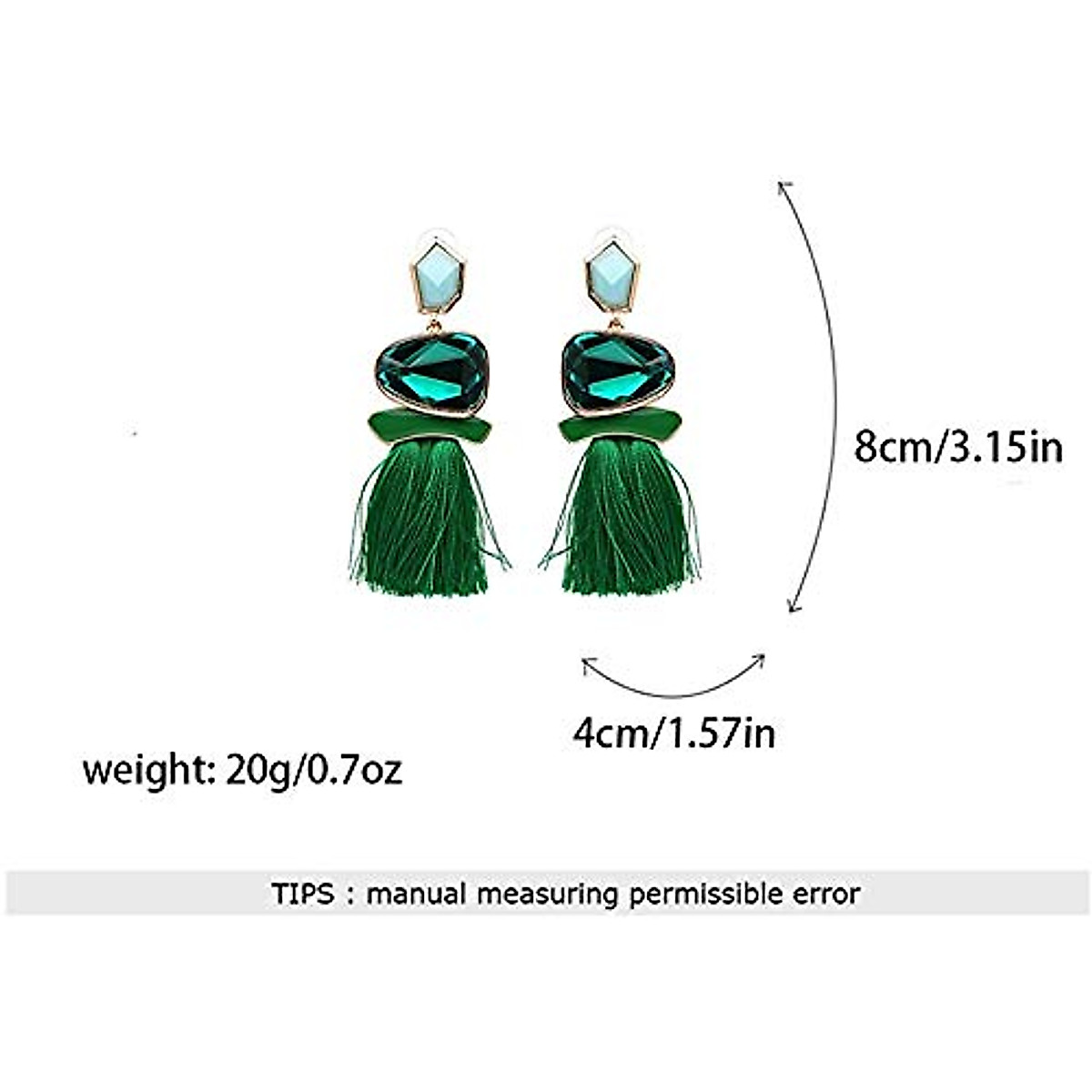 Vintage Drop Dangle Earrings Boho Statement National Style Tassel Earring Water Heart Leaf Shaped Alloy Long Bohemian Drop Earrings for Women