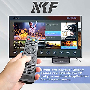 Remote Control for MAG IPTV Set Top Box OTT TV Box, Compatible for All MAG Series Box MAG250 MAG254 MAG255 MAG256 MAG257 MAG260 MAG275 MAG322 MAG349 MAG350 MAG351 MAG352