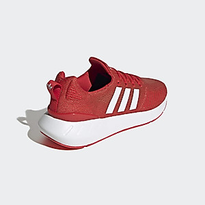 adidas Men's Swift Run 22 Sneaker, Vivid Red/White/Altered Amber, 10