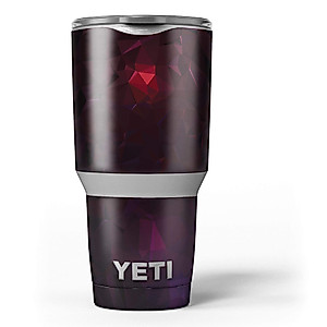 Design Skinz Dark Age Geometric V13 - Skin Decal Vinyl Wrap Kit Compatible with The Yeti Rambler Cooler Tumbler Cups