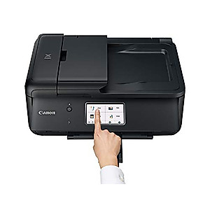 Canon TR8620a All-in-One Printer Home Office | Copier |Scanner| Fax |Auto Document Feeder | Photo and Document | Airprint (R) and Android, Black