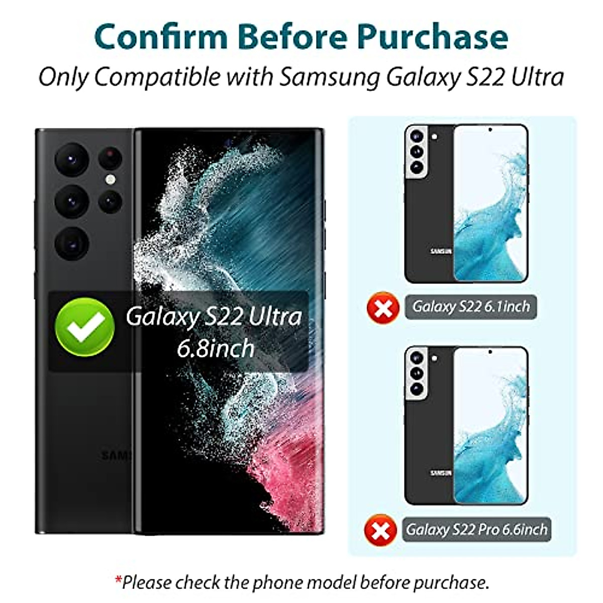 EGV [3 Pack] Screen Protector for Samsung Galaxy S22 Ultra 5G, 3D Curved Full Coverage Soft TPU Film [Support Fingerprint Reader] Scratch-proof [Alignment Tool] S22 Ultra Screen Protector Transparent