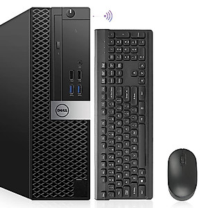 Dell Desktop Computer Windows 10 Pro OptiPlex 7040 i7 Refurbished Small Form Factor PC, i7-6700 3.40GHz,32GB Ram DDR4 512GB M.2 NVMe SSD,AX210 Built-in WiFi 6E, HDMI 3 Monitor Support (Renewed)