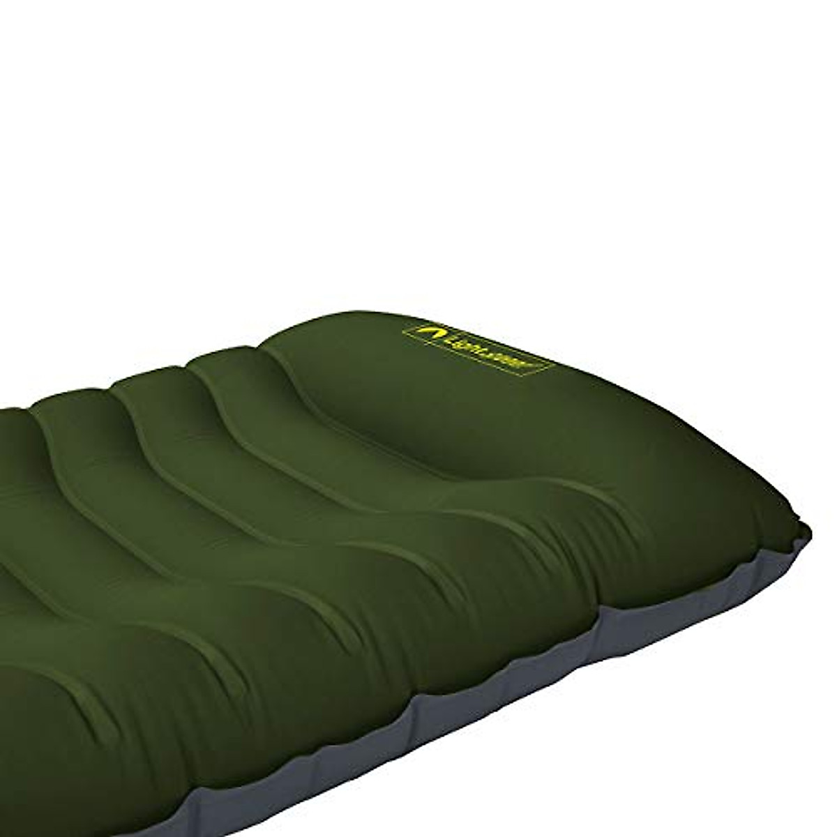 Lightspeed Outdoors The Cradle Curved Air Mat, Inflatable Sleeping Pad, Chive