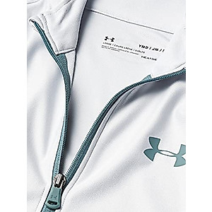 Under Armour Prototype Full Zip, Halo Gray (014)/Lichen Blue, Youth X-Large