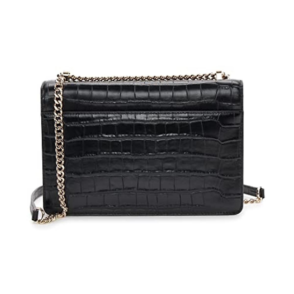 DKNY Women's Elissa Small Shoulder Bag, Black Gold