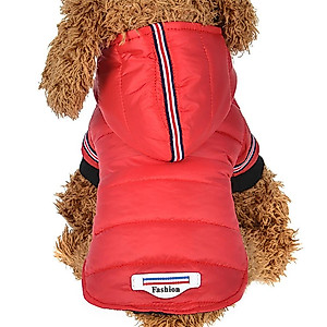 IEason Pet Clothes, 2017 Pet Dog Cat Puppy Winter Warm Clothing Sweater Costume Jacket Coat Apparel (XS, Red)
