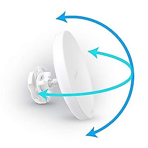 EnGenius Technologies Wi-Fi 5 Outdoor AC867 5GHz Wireless Access Point/Client Bridge, Long Range, PTP/PTMP, Additional 802.3at PoE Port, IP55, 26dBm with 19dBi Directional Antennas (N-EnStationAC Kit)