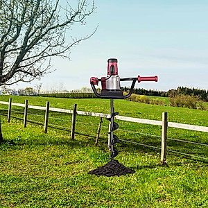 YesHom 6" Earth Auger Drill Bit for Planting Flower Fence Post Hole Digger Gardening DIY Projects